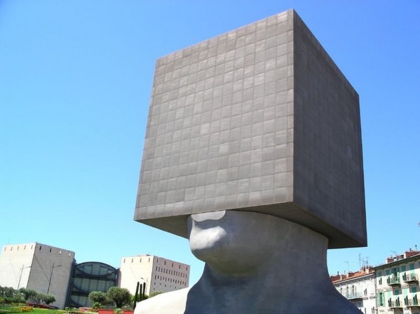 The Square Head – A Sculpture Morphed Into A Building